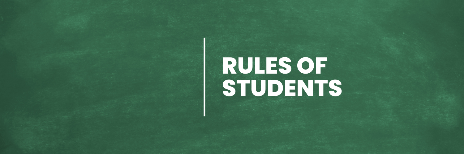Rules for Students - ncmsjhabua.com